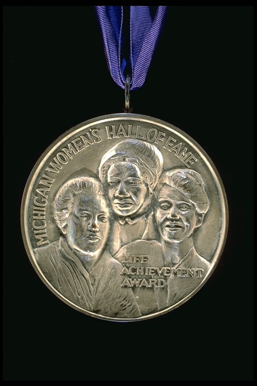 Michigan Women's Hall of Fame Medal | Lapeer District Library